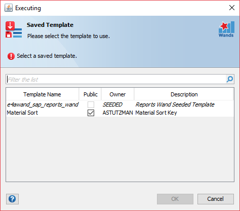 Drill to Saved Template – Wands for SAP